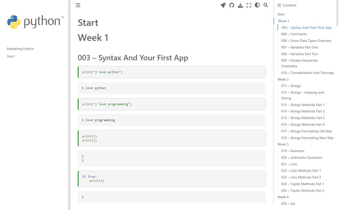 Osama Elzero on Twitter: "السلام عليكم -- لو انت متابع كورس ال Mastering Python واحد من الأعضاء ...