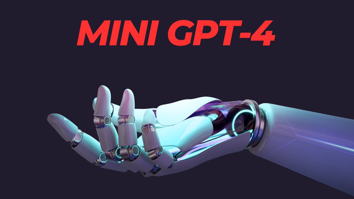 5 FREE AI tools 1. MiniGPT-4 Multimodal chatbot with advanced LLM's for enhancing vision ...