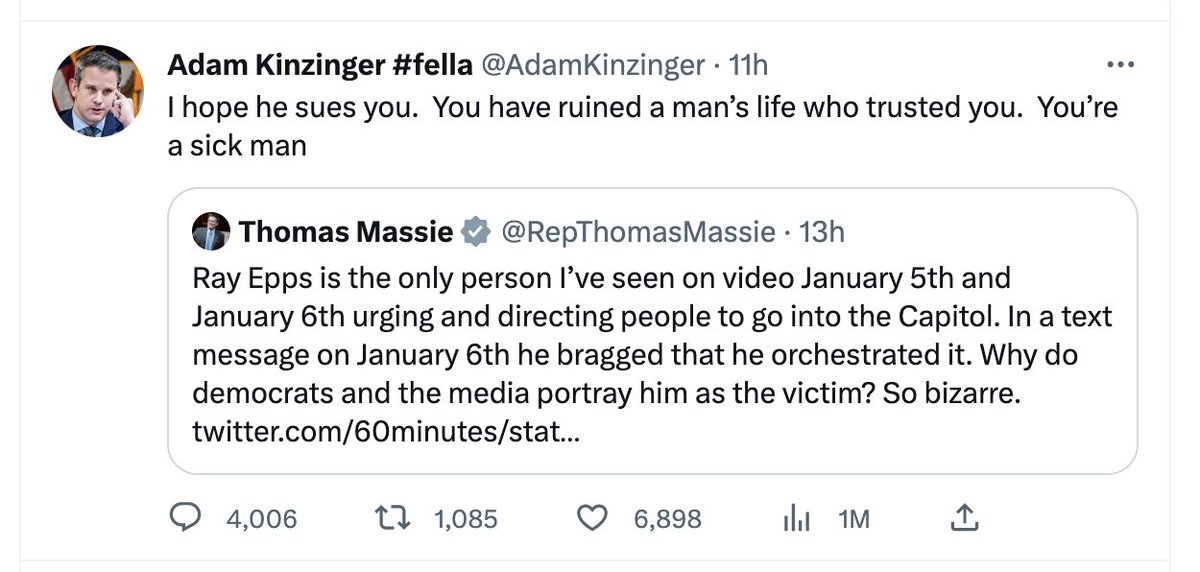 Viva Frei on Twitter: "There is nothing at all suspicious about @AdamKinzinger's Shakespearian ...