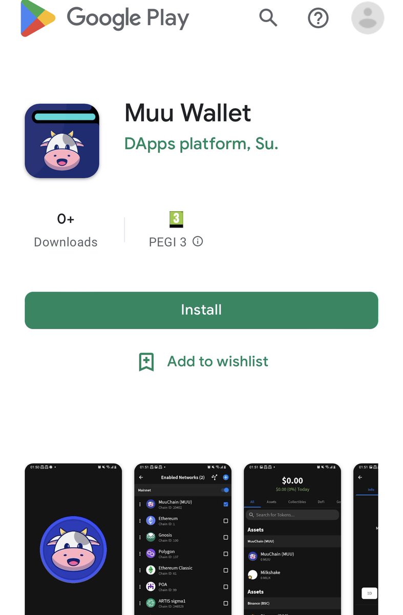 Chong Ed 🦠 on Twitter: "RT @ObitoCrypt0: #MuuWallet drops on the PlayStore May 2nd. A layer 1 ...