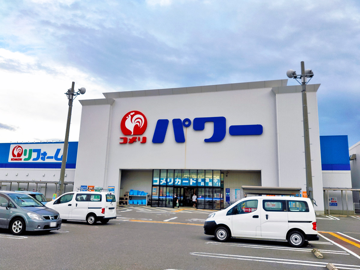 j-rakuda on Twitter: "コメリパワー新潟西店。国道116号線の新潟西バイパス亀貝インター近く。原信を核としたプラッツ亀貝など郊外型大型店が集積する一角に立地。同じ西区には ...