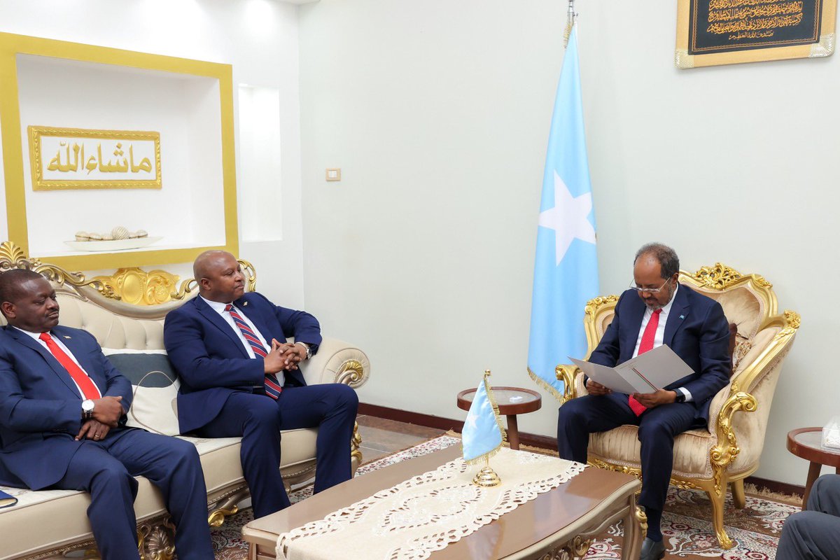 Villa Somalia on Twitter: "HE @HassanSMohamud received Burundi's Foreign Minister, Albert ...