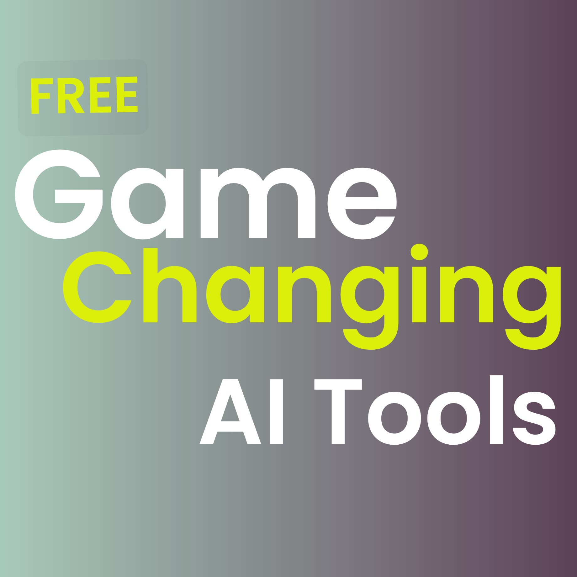 Python Space on Twitter: "Game-Changing FREE AI tools you can't miss 🚀 1. AI Image Generator ...