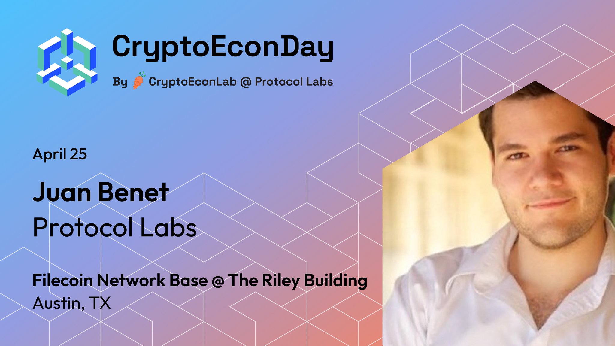 CryptoEconLab @ Consensus | CryptoEconDay April 25 on Twitter: "🔊🔊CryptoEconDay Austin is ONE ...