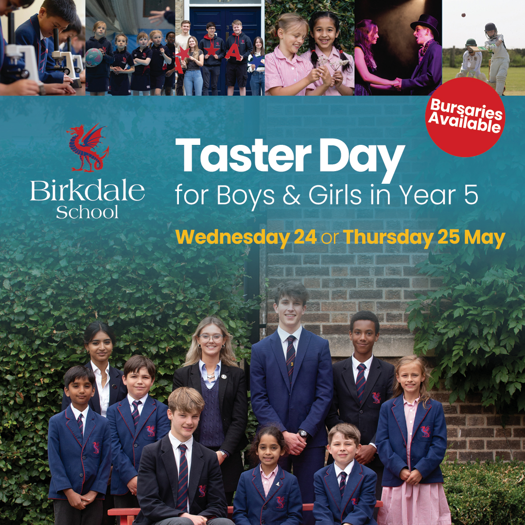 Birkdale School on Twitter: "Taster Days for Boys & Girls in Year 5 >> We're inviting pupils ...