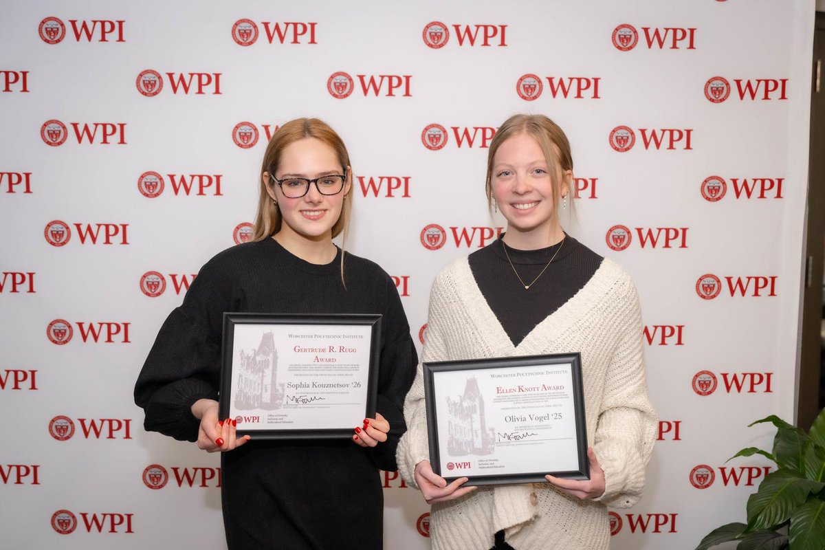 WPI on Twitter: "The Student Recognition Awards gave us the chance to celebrate several students ...