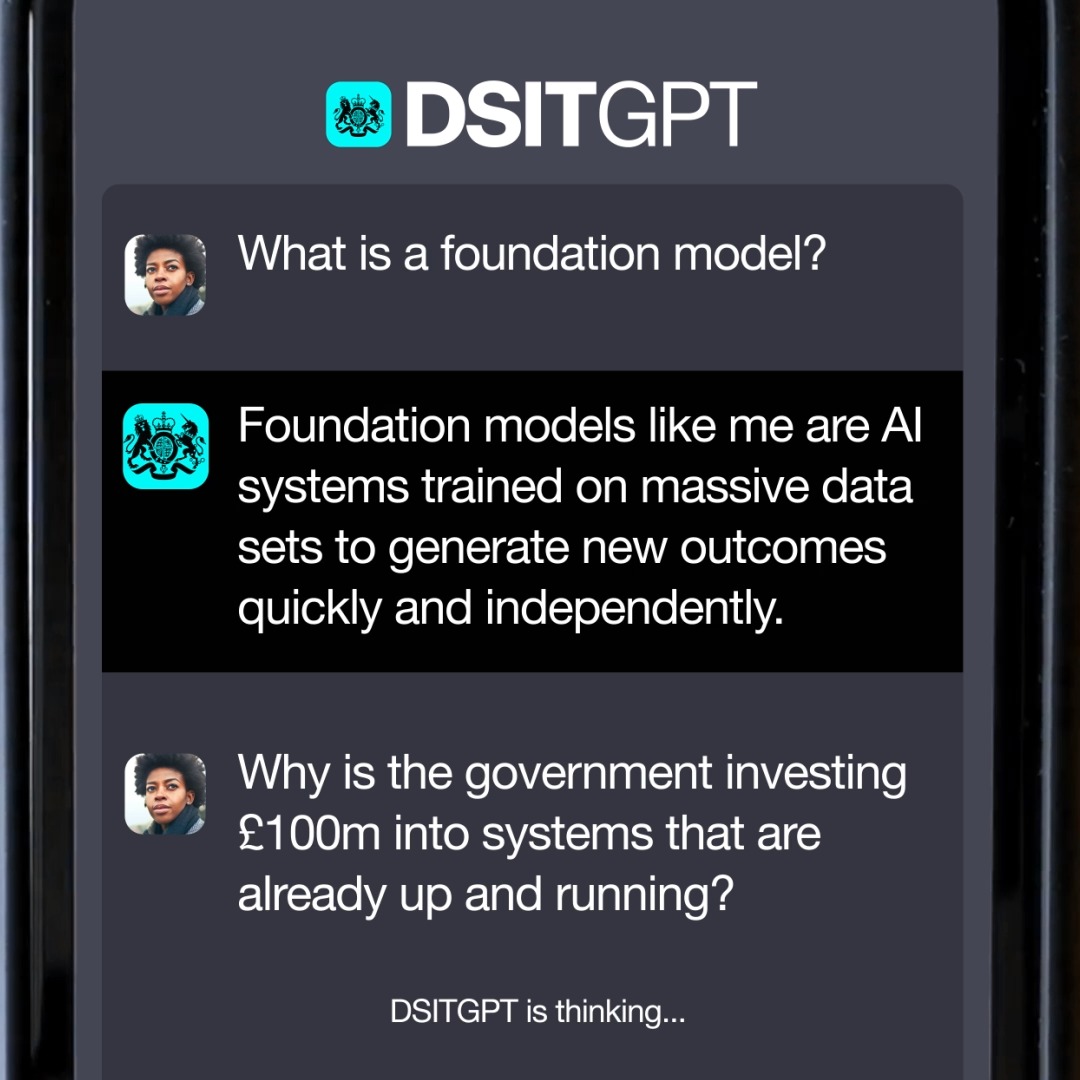 Department for Science, Innovation and Technology on Twitter: " What is a Foundation Model ...