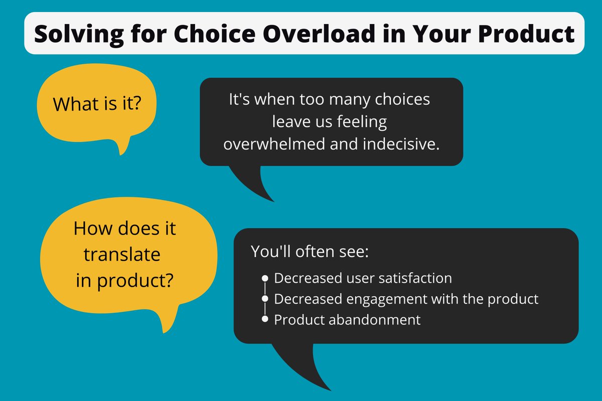 What REALLY happens when we offer users a million choices? 🤔 Choice ...