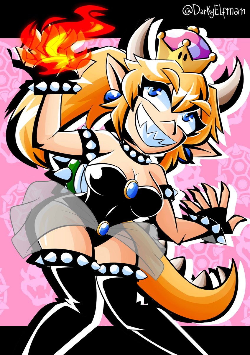 Darky Elfman OPEN COMISSIONS on Twitter: "de paso les muestro como quedó la Bowsette jsjsjs"