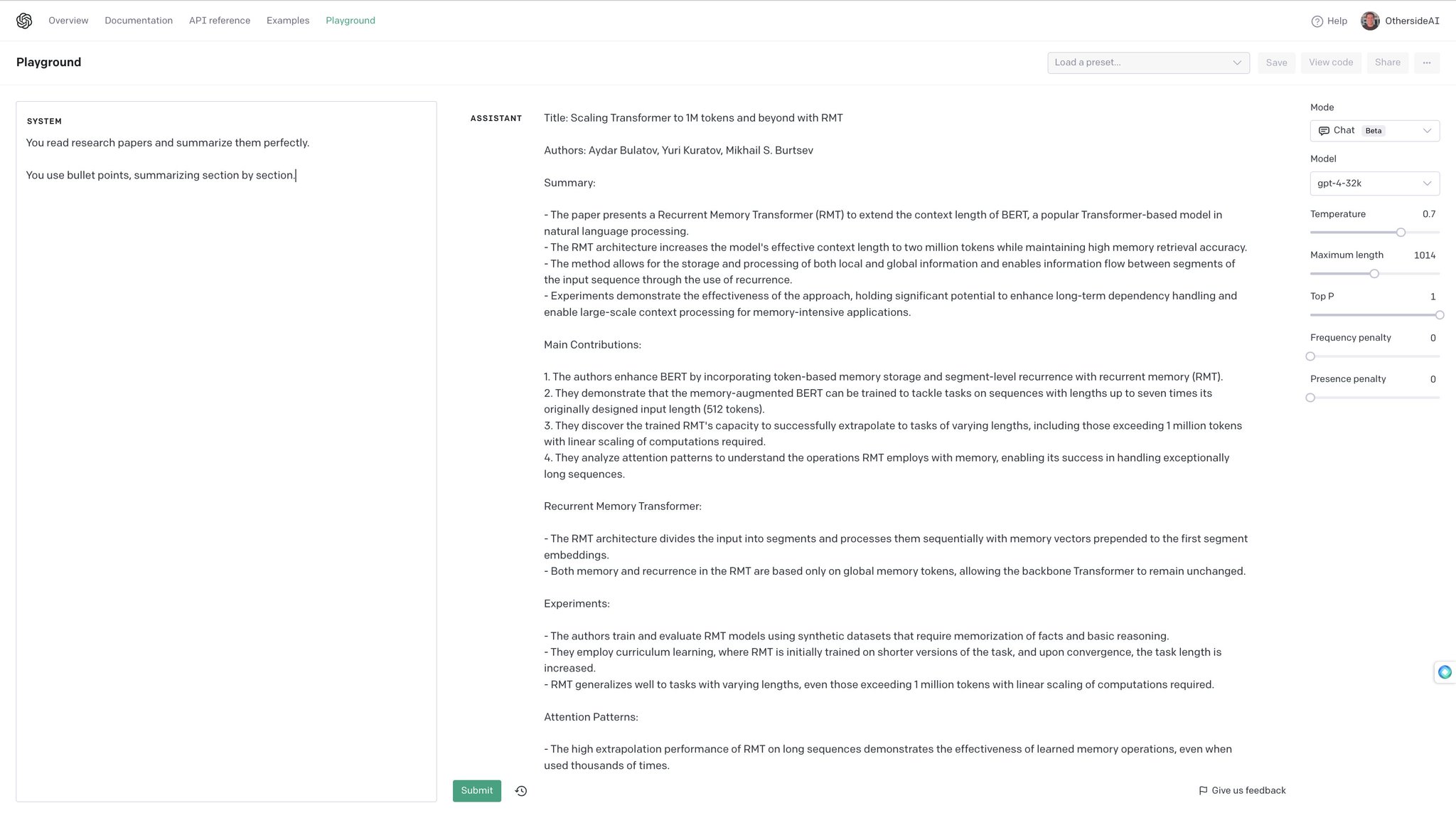 Matt Shumer on Twitter: "Summarize and answer questions about an *entire* research paper. I ...