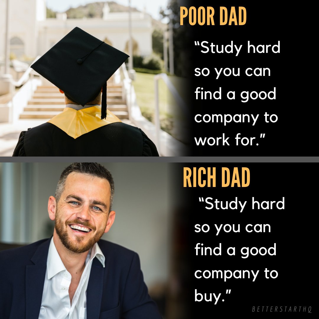 7 RICH DAD, POOR DAD CONCEPTS IN IMAGES 1. - Thread from Better Start ...