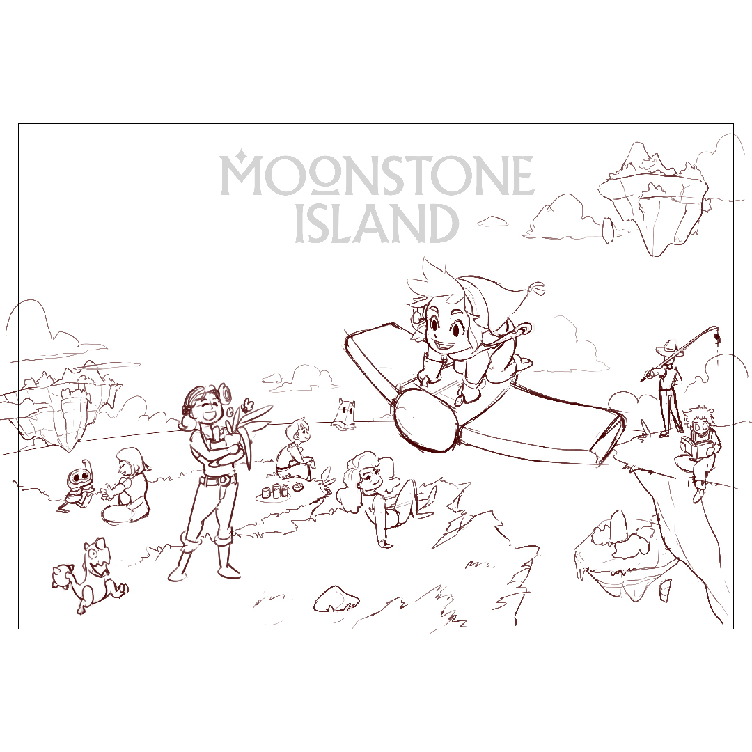 Moonstone_game You can wishlit it on Steam here : https://t」Marcel Mosqiの漫画