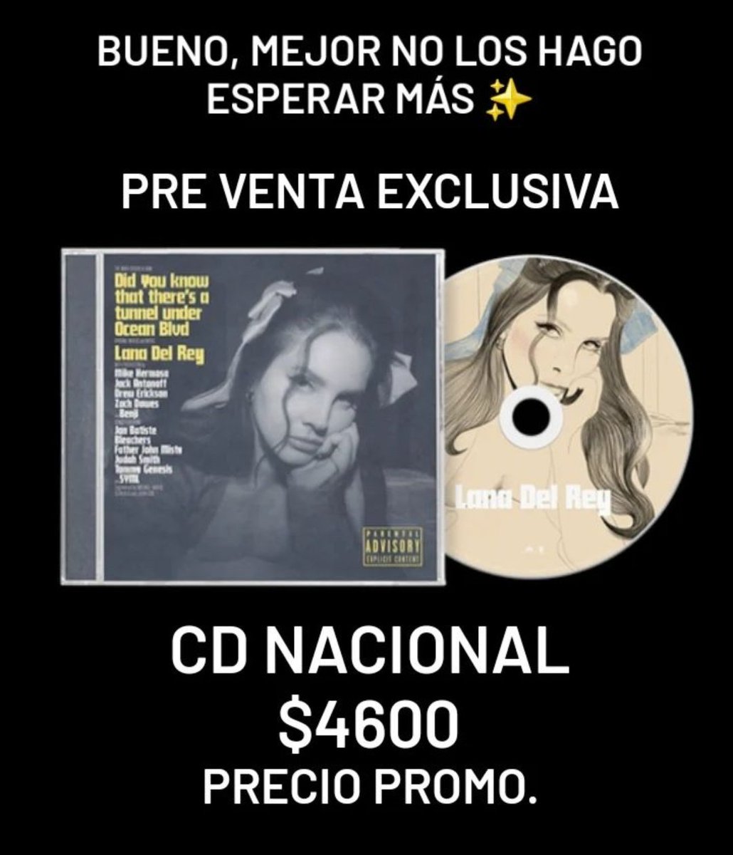 Lana Del Rey Argentina On Twitter Buenas Les Traigo Una 馃挘 Pre Venta