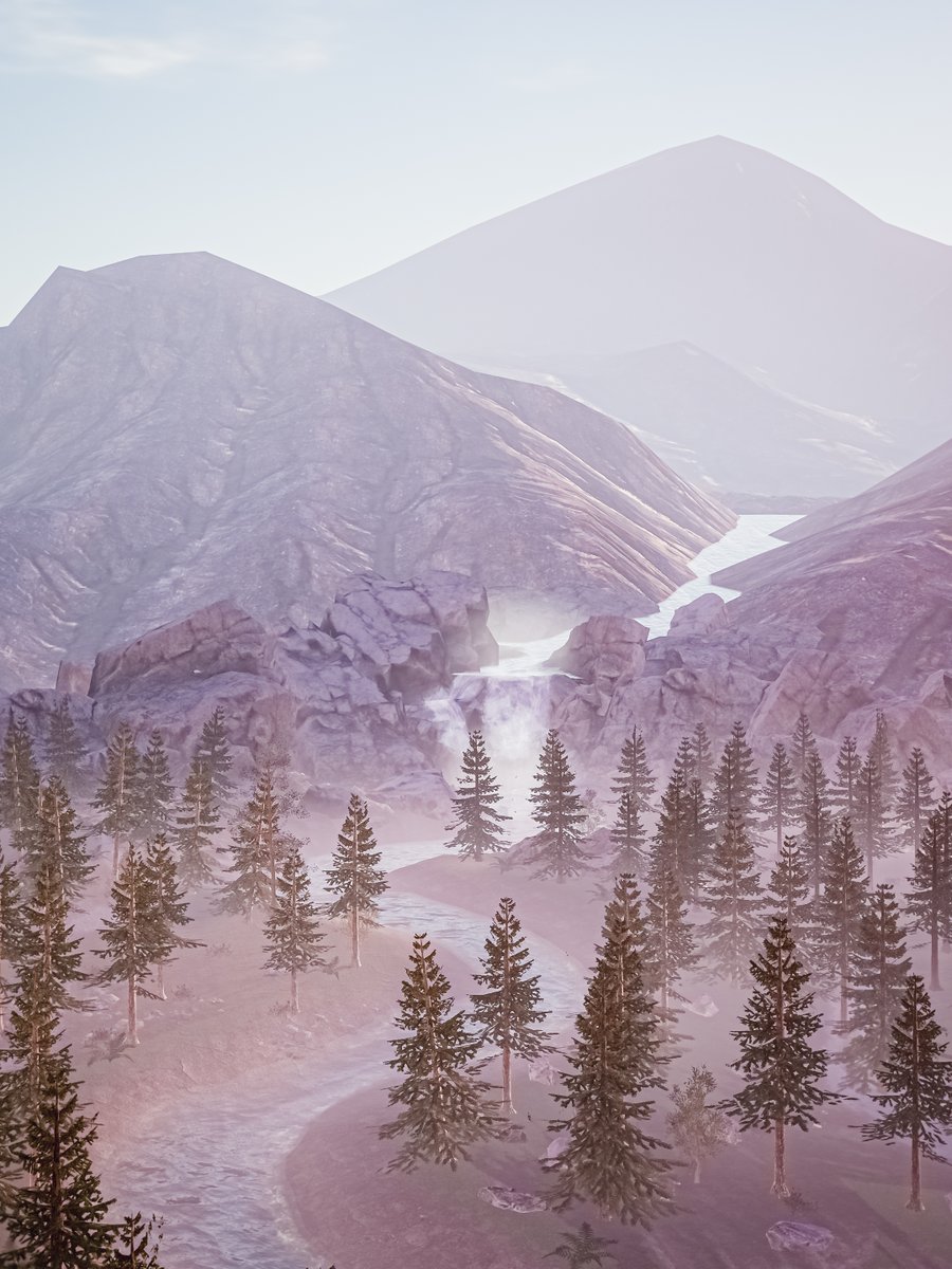 Neomance【VR Photographer】 on Twitter: "Landscapes Of The Everview Mountains エバービュー山脈の風景 World ...