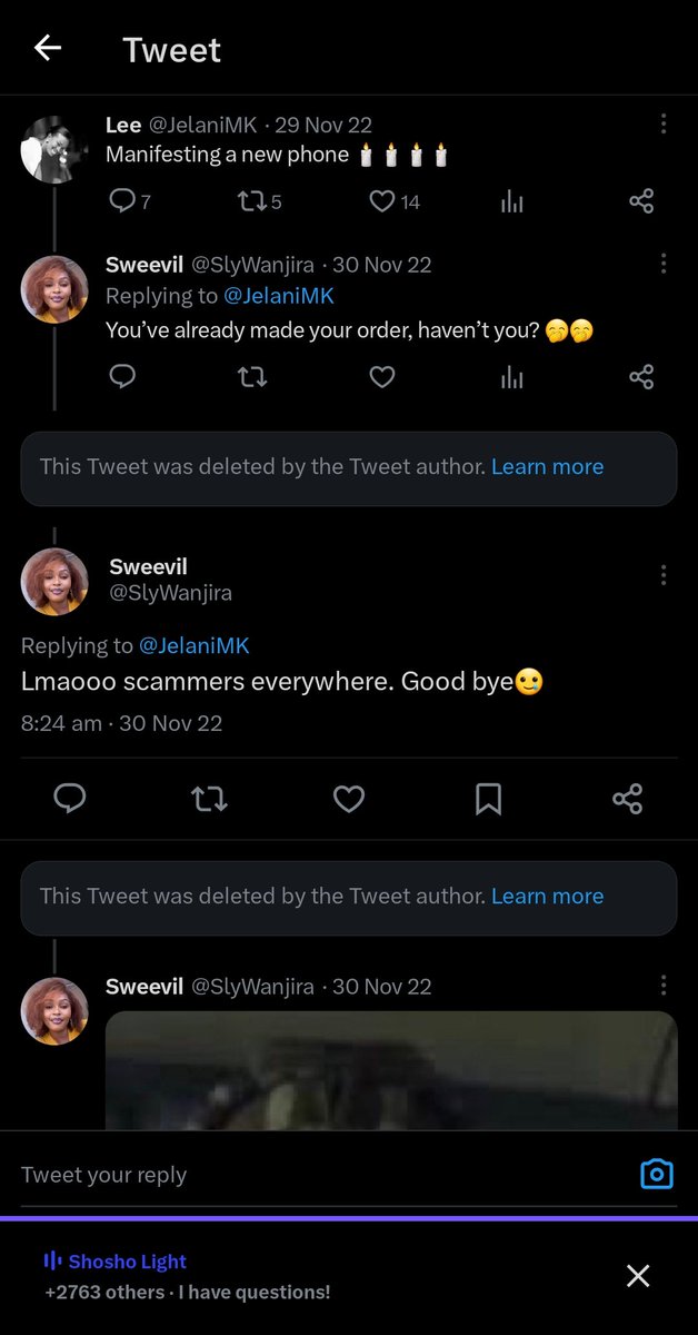 Brembo🇹🇿 on Twitter: ""I just want her to delete the tweets" already deleted her interactions"