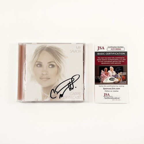 Original Autographed Entertainment Memorabilia on Twitter: "Carrie Underwood My Savior CD Hand ...