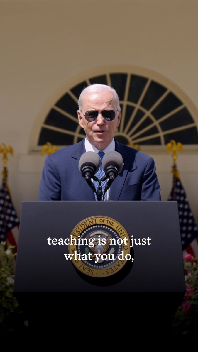 President Biden on Twitter: "We ask so much of our nation’s teachers ...