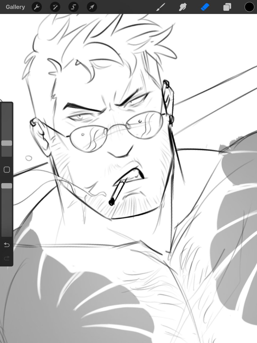 「missed drawing this man ️‍🔥 」 𝕾𝖙𝖔𝖗𝖒 の漫画