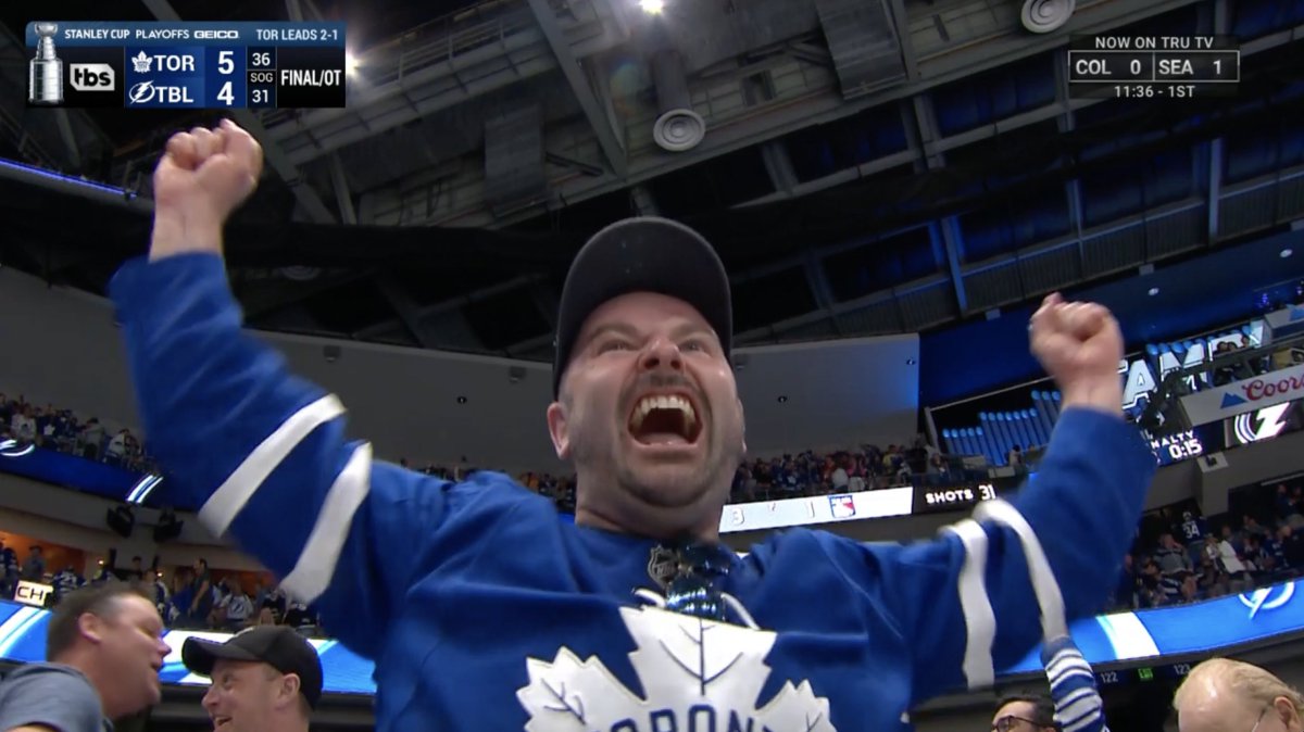 B/R Open Ice on Twitter: "The crowd reactions after the Leafs OT winner are just PERFECT 🤩"