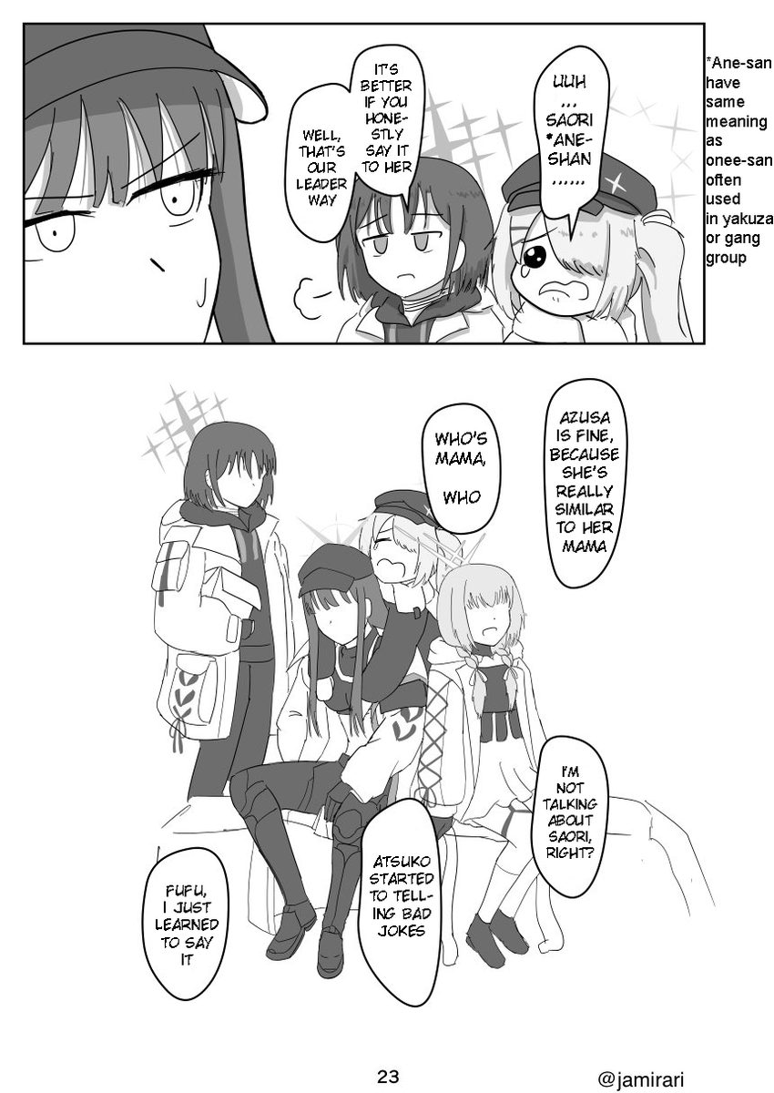 R.IA on Twitter: "英語版です！ [English Version] The story of Arius squad wandering around to make up ...