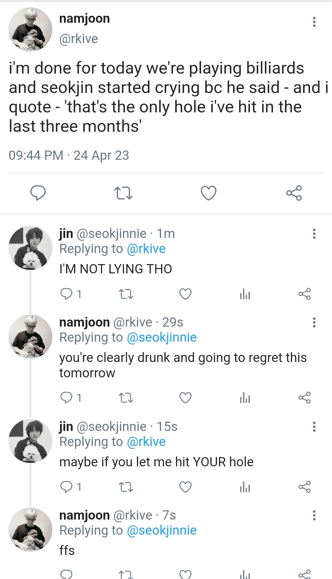 mi on Twitter: "04:07: good hyung https://t.co/CocnLvQw38" / Twitter