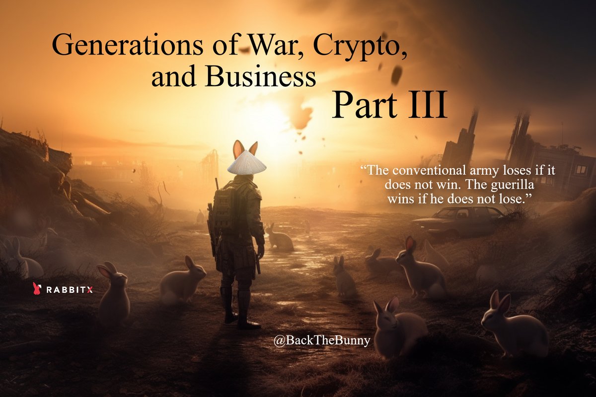 Generations of warfare and business correlate, however there's a lag ...