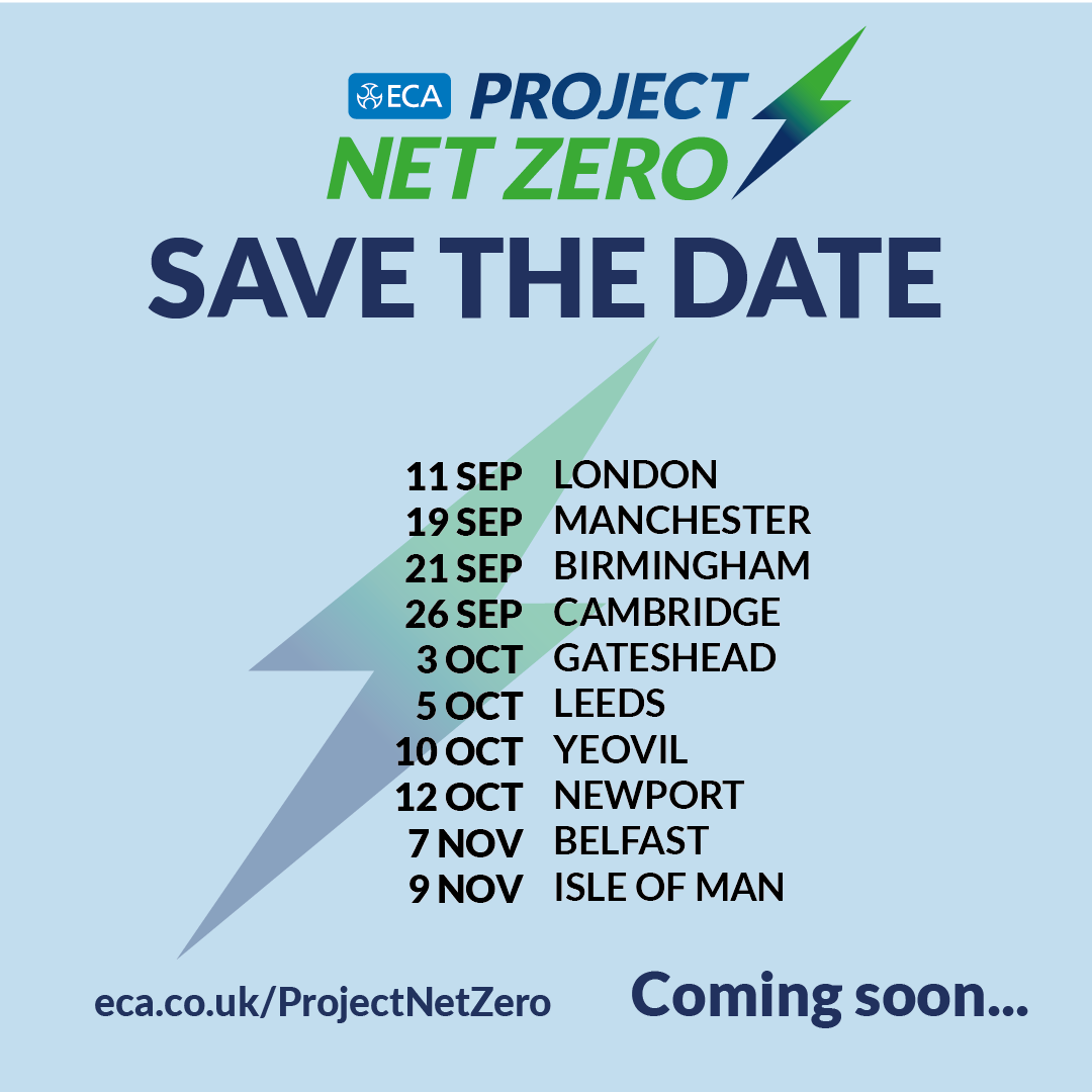 ECA on Twitter: "The ECA #ProjectNetZero Roadshow is coming soon ⚡ ECA is heading back out on ...