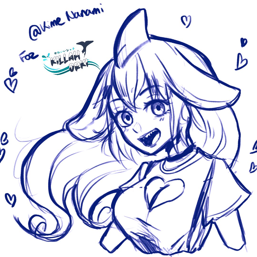 Killah Orki π³ Orca Whale Vtuber π€ On Twitter Thank You To Those Who Have Drawn Fanart Over The