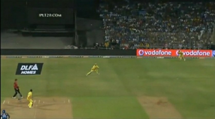 Kieron Pollard Catch Dhoni