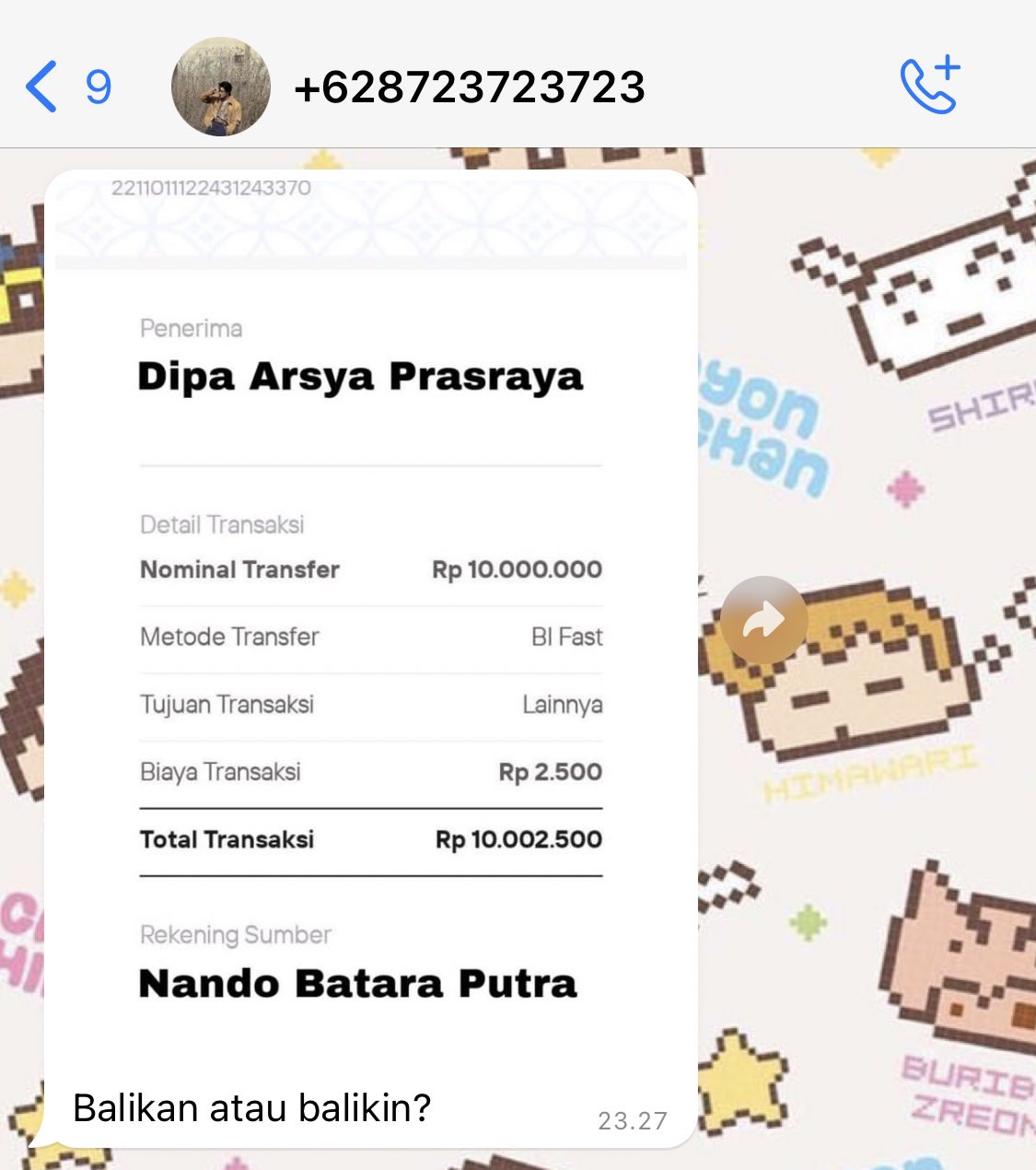 Dipaa double a on Twitter: "#nadip as nando-dipa few tweets au — balikan atau balikin? — # ...