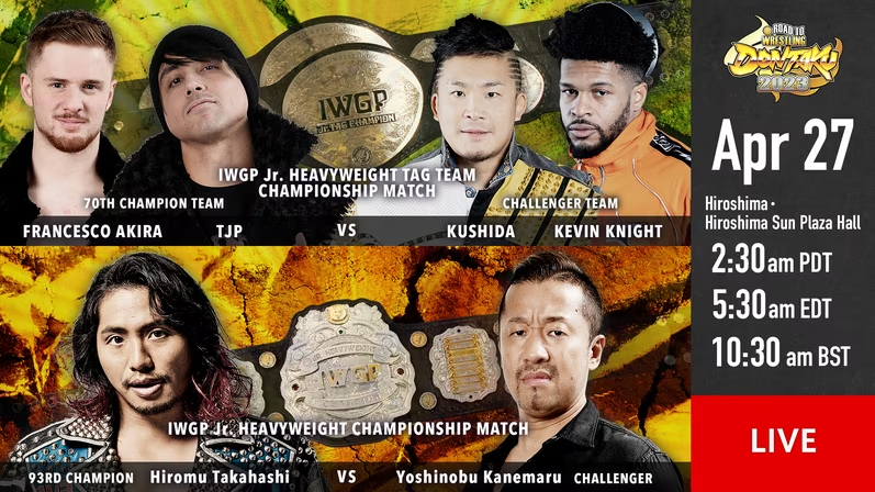 NJPW Global on Twitter: "Tomorrow! A former AJPW World Junior Heavyweight Champion, and 7 times ...