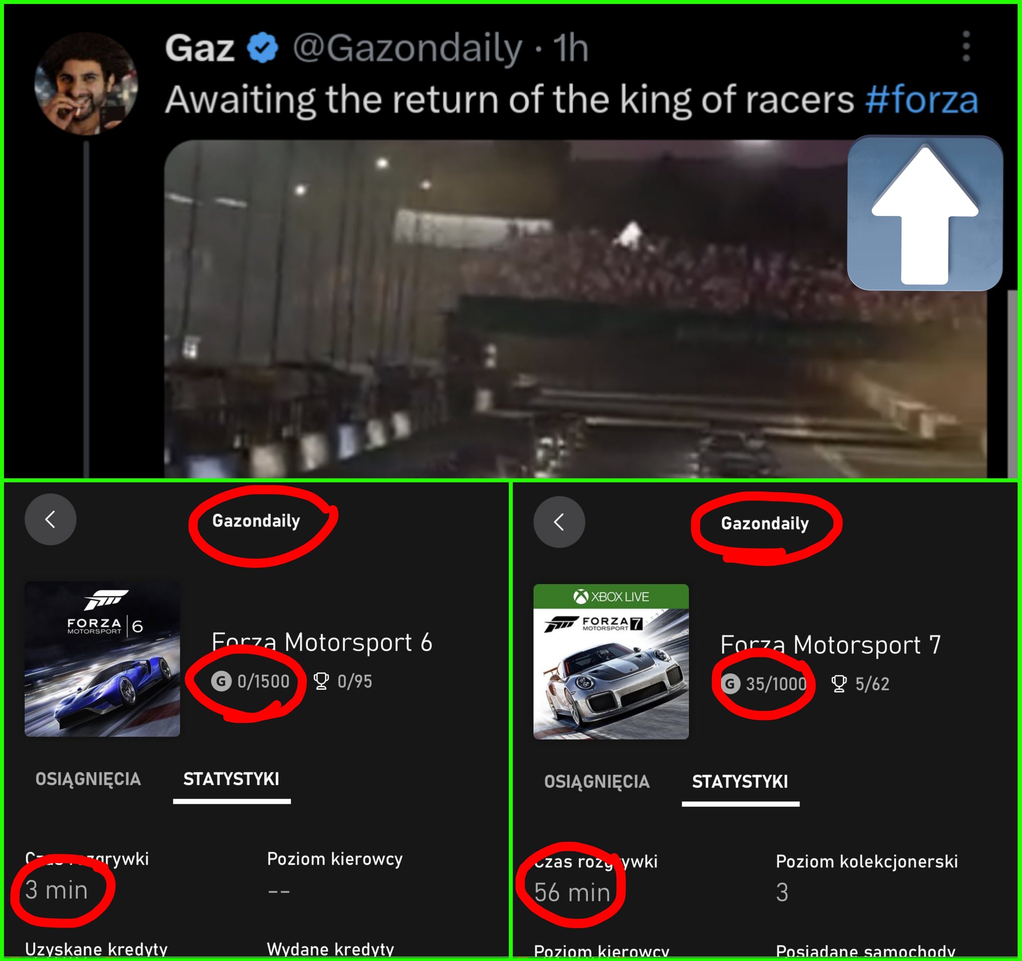 gamer4life on Twitter: "@alan37182776 @Gazondaily Wooooowwwww 🥴🥴🙄🙄but he's anticipating forza ...