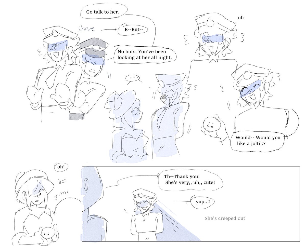 「hehe ... 」Hooved peets 🐑🐐🐄の漫画