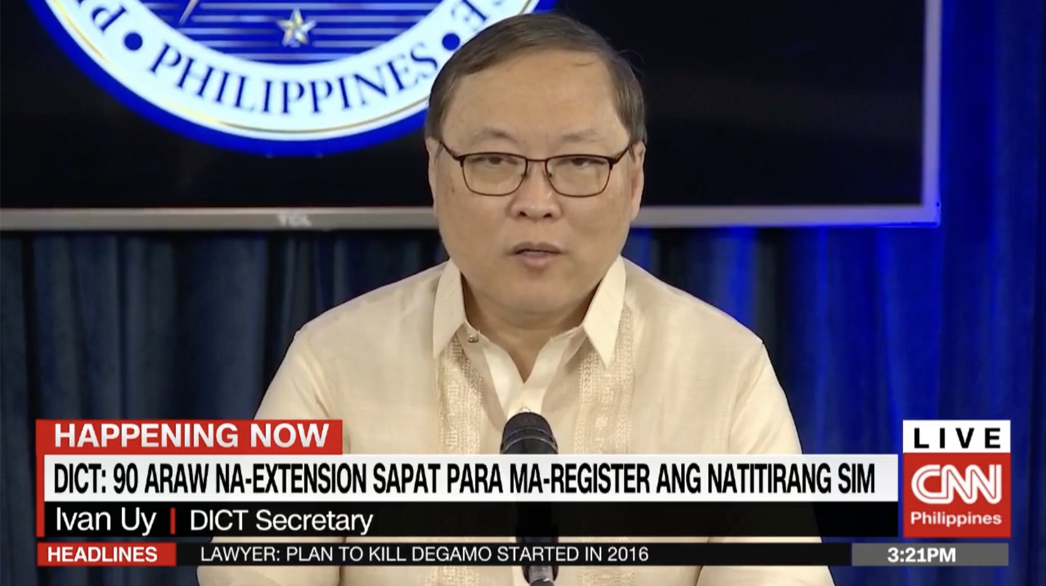 CNN Philippines on Twitter: "THREAD: The Malacañang holds a press briefing along with the DICT ...