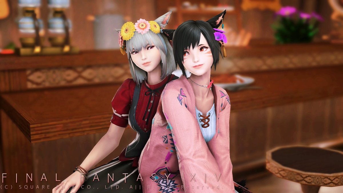 ひった@Ridill on Twitter: "先日、はるかさんのお誕生日にお家にお邪魔しました🎂🌸 テーブルがパーティ仕様になってて、素敵でした！😋 #キラメキハウス #FF14 # ...