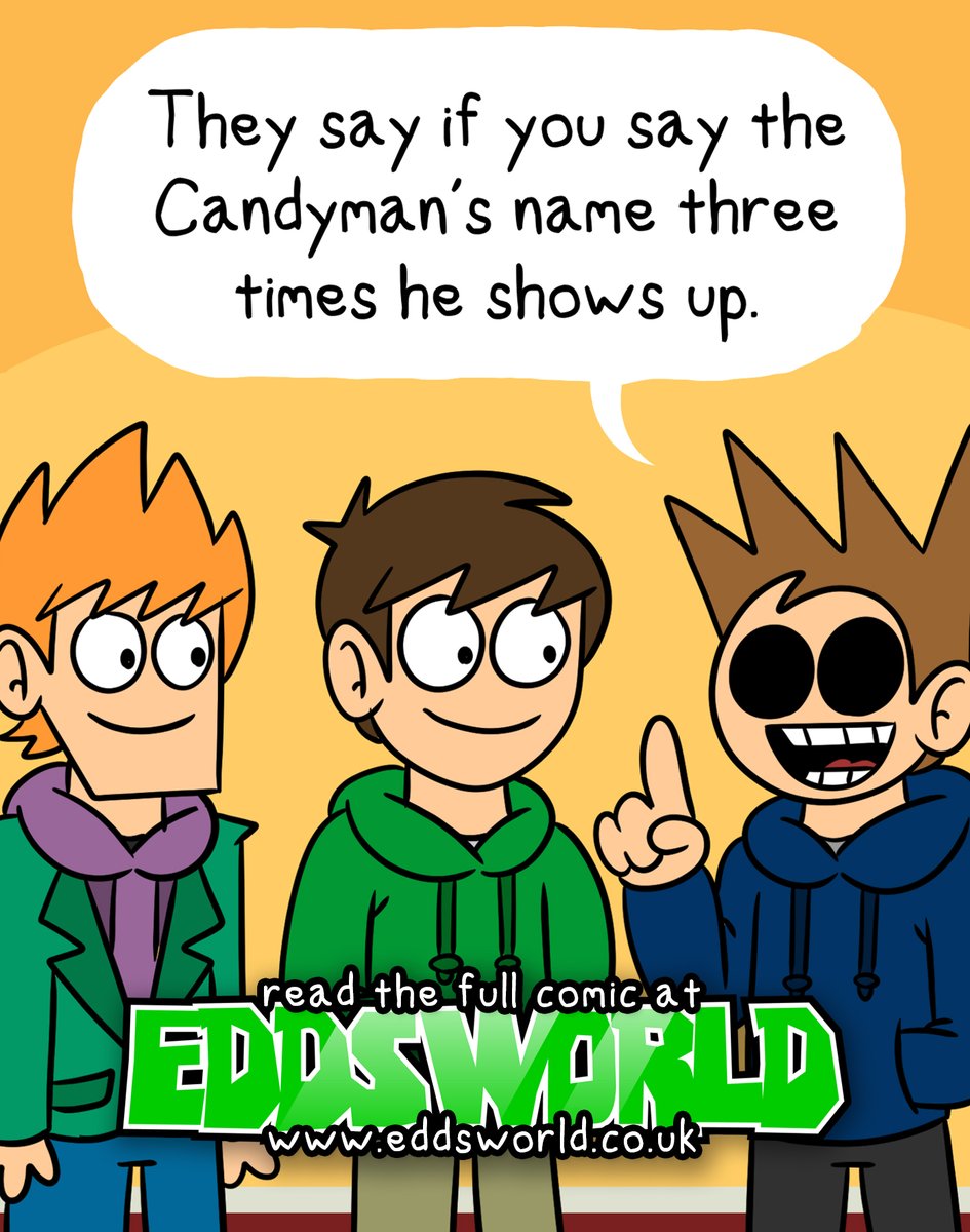「NEW COMIC! Just say his name... Read it here: (By @johnda」Eddsworldの漫画