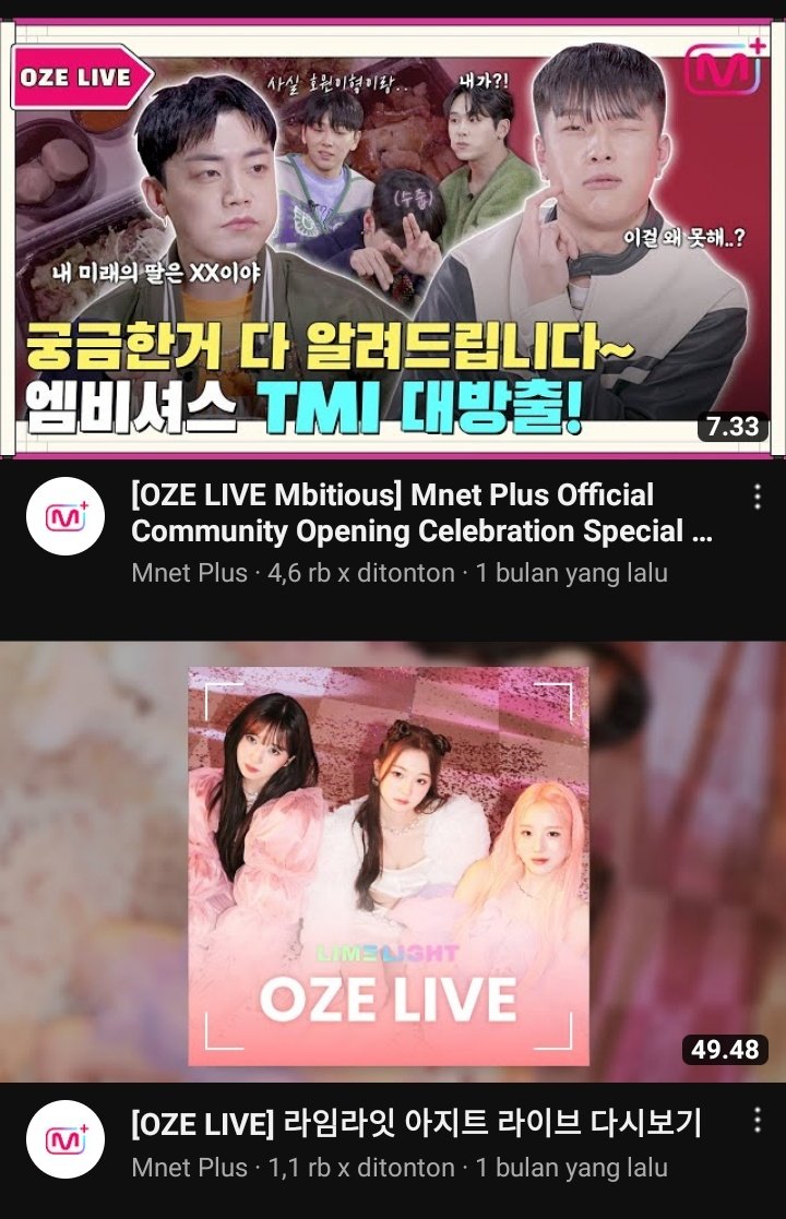 ZEROSE INDONESIA FANBASE on Twitter: "OZE Live ini sepertinya bakalan live di Mnet Plus guys ...