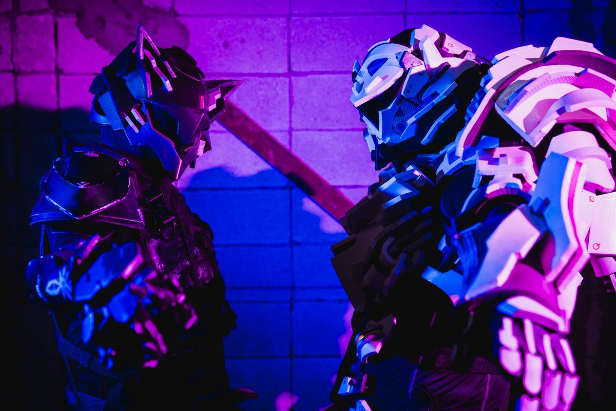 ERASER on Twitter: "さあ、お前の罪を数えろ、、(`・ω・´) @Koma_Koma_86のフルアーマーデビュー戦Now🤪👍 @11Vadu さんヘルム併せがやっと実現しやし ...