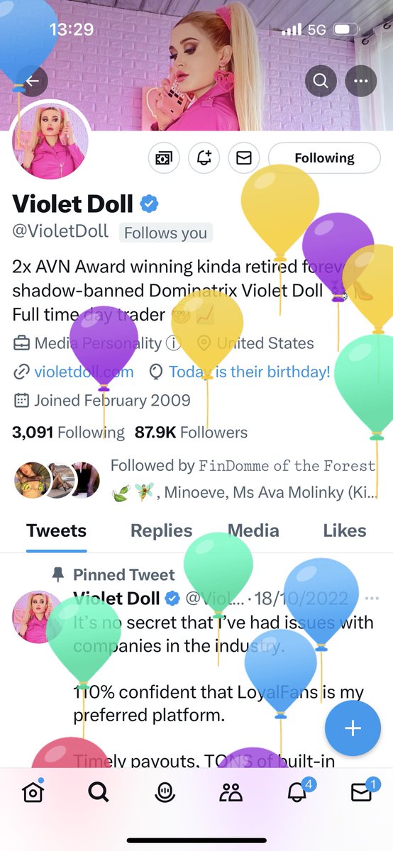The Nubian Matriarch on Twitter: "RT @NubianMatriarch: Happy Birthday darling @VioletDoll ️💖 ️💖"