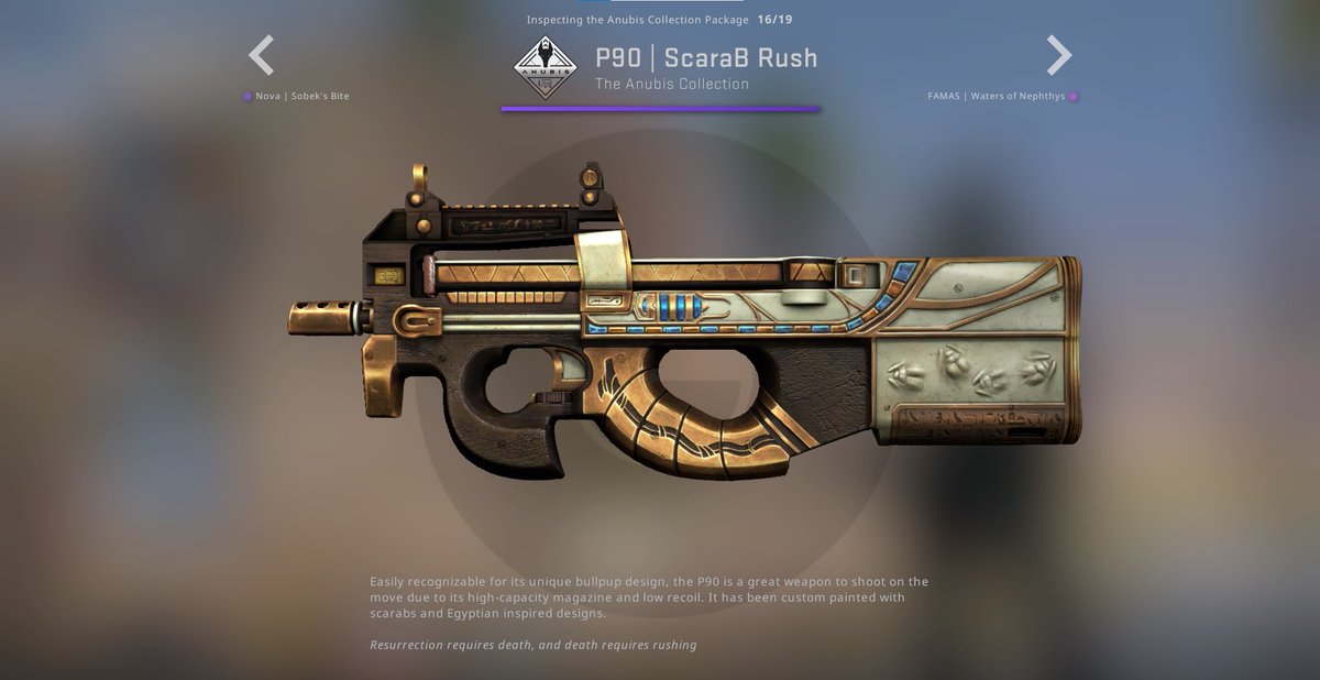 SCOPE.GG on Twitter: "What is your favourite skin from the new Anubis collection? #CSGO"