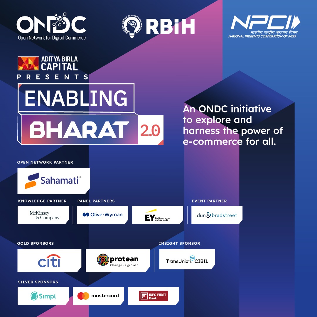 ONDC India on Twitter: "Enabling Bharat 2.0 event was made possible ...