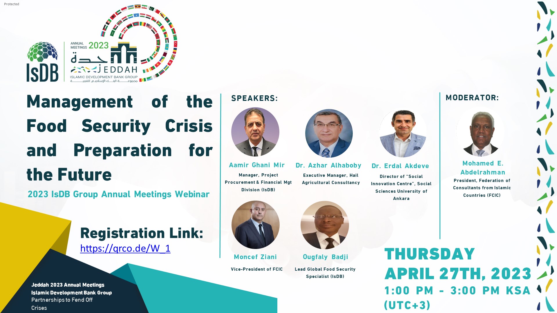 IsDB Group on Twitter: "📢 Join us for a webinar on "Management of the ...