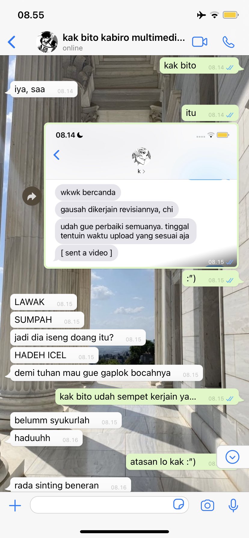 rael ☆ on Twitter: "ngasih tau kak bito dulu. https://t.co/qu285T2SnI" / Twitter