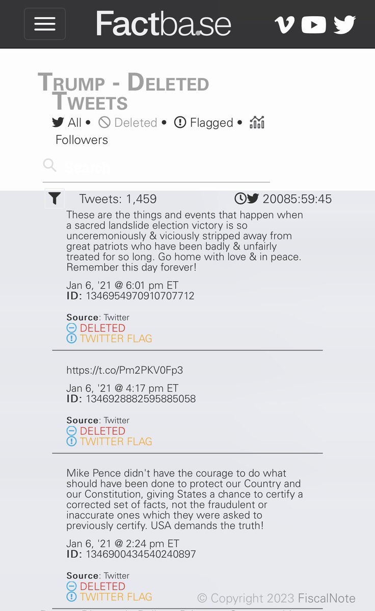 Dan Skinner on Twitter: "RT @aintscarylarry: 👀 Someone is going through and deleting trump’s ...