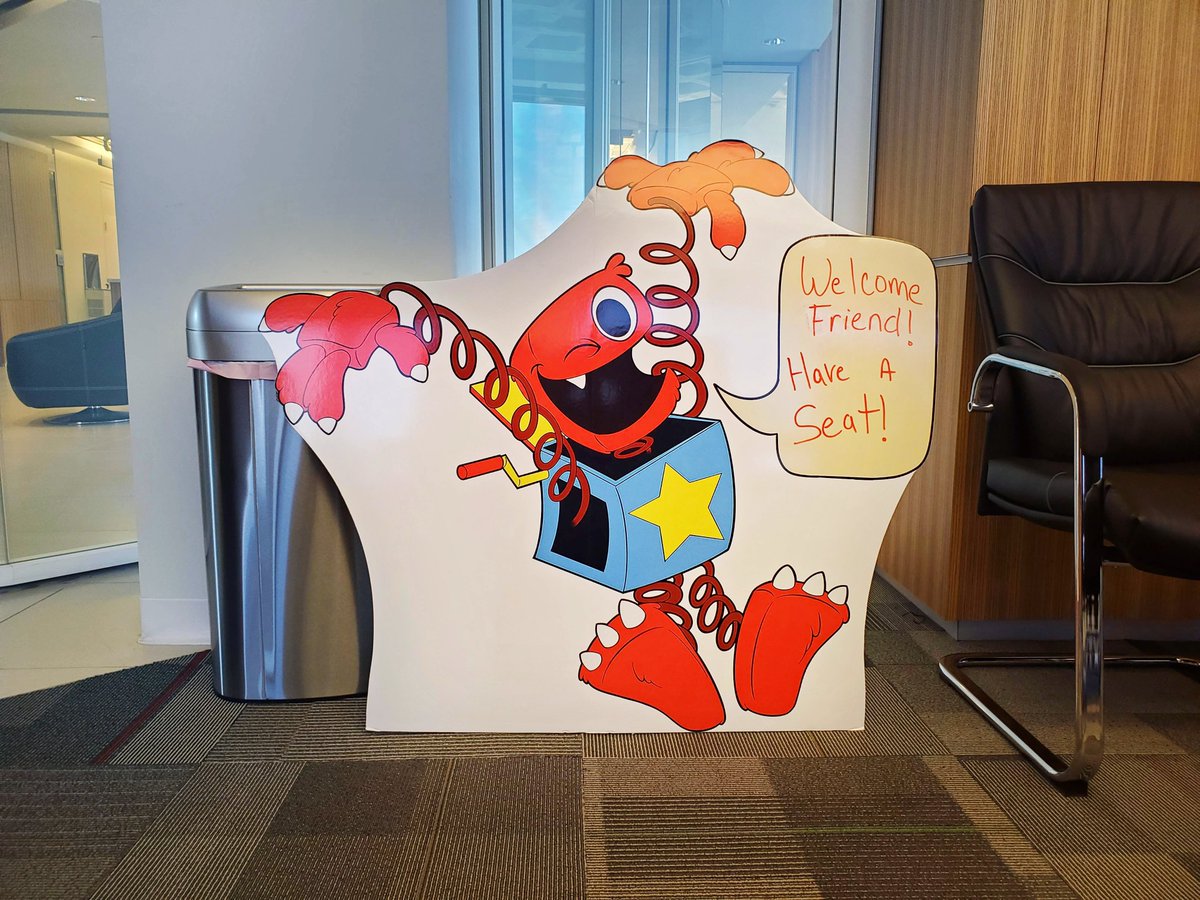 Mob Entertainment on Twitter: "All the cutouts we have in the office always welcome us when we ...