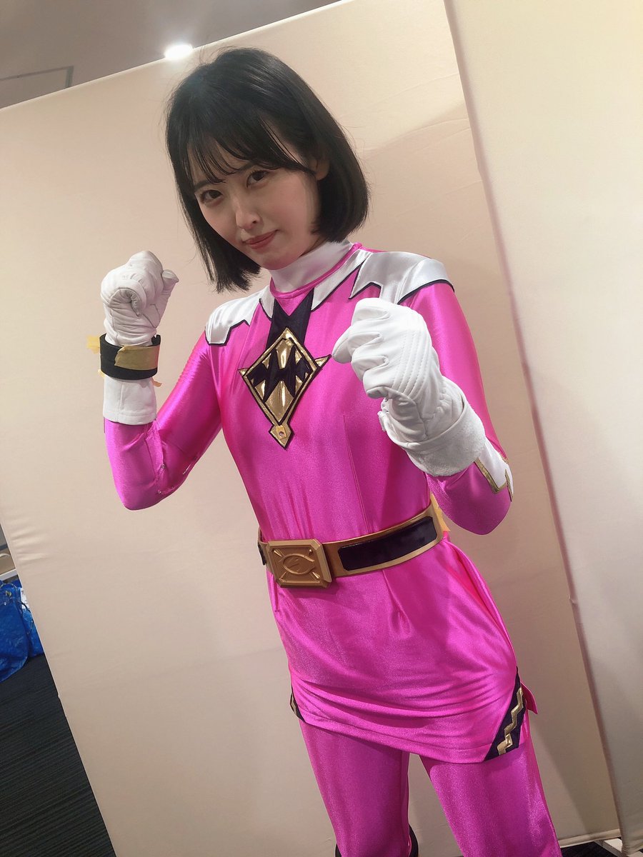 GIGA特撮ヒロイン【公式】 on Twitter: "RT @giga_una7: レンジャーピンク衣装合わせ👚 ※衣装はまだ未完成です。 #akari__aizawa"