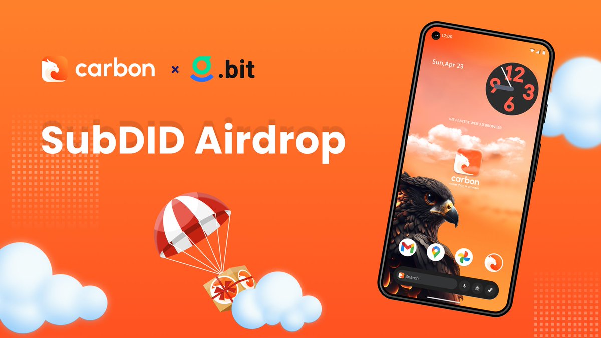 Carbon Browser 🌐 on Twitter: "SubDID #CarbonBrowser Minted! 🌐 We've just minted and airdroped ...
