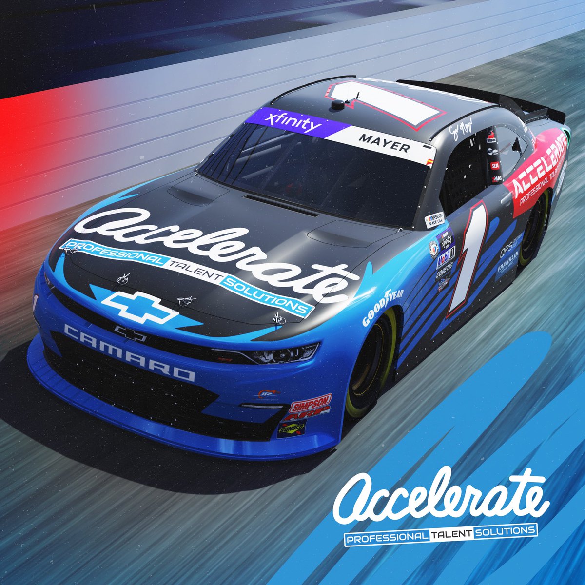 Sam Mayer's Darlington throwback throws it back to Kurt Busch's Sharpie ...