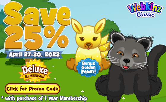 Ganz eStore on Twitter: "#WebkinzDay Special! Save 25% on a One Year Deluxe @webkinz Membership ...