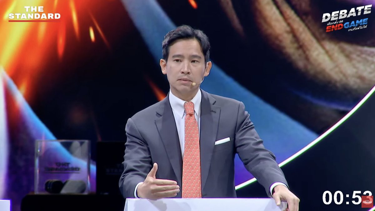 THE STANDARD on Twitter: "พิธา พรรคก้าวไกล ชูนโยบายเศรษฐกิจ 3 ก 1. แก้ รีดไขมันจากกองทัพ จากงบ ...